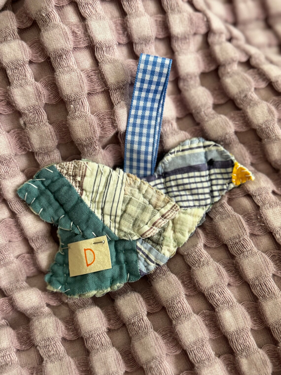 ONE Quilted Bird Ornament - Etsy