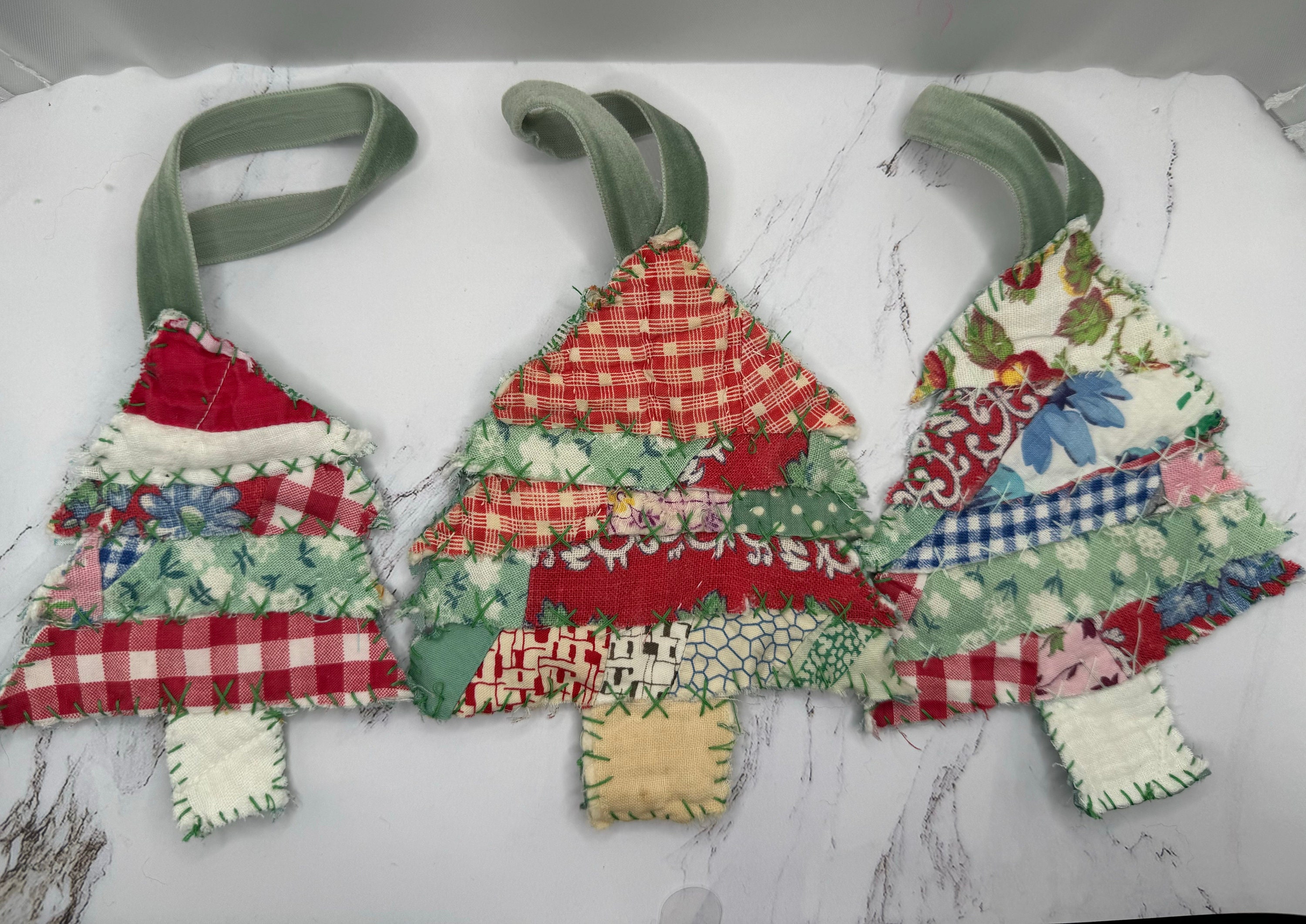 ONE Quilted Tree Ornament - Etsy