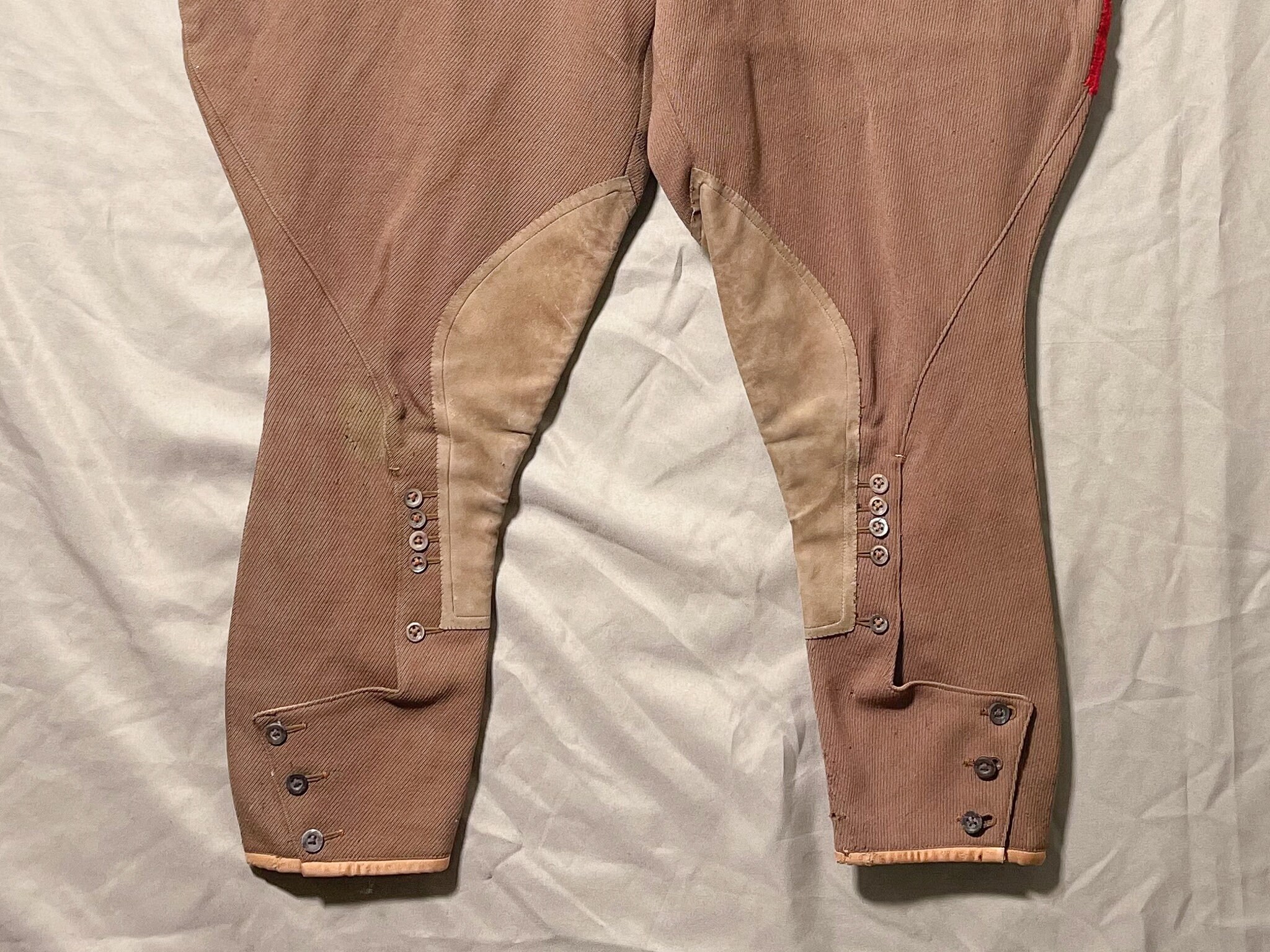 Vintage 1930s Wool Jodhpurs: Repaired Leather Riding Pants, US Small - Etsy