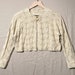 Repaired Vintage 1960s Ecru and Blue Theater Bed Jacket Womens Size ...