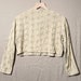 Repaired Vintage 1960s Ecru and Blue Theater Bed Jacket Womens Size ...