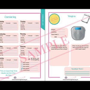 Weight Loss Planner - Journal, Health Planner, Fitness Planner, Meal ...