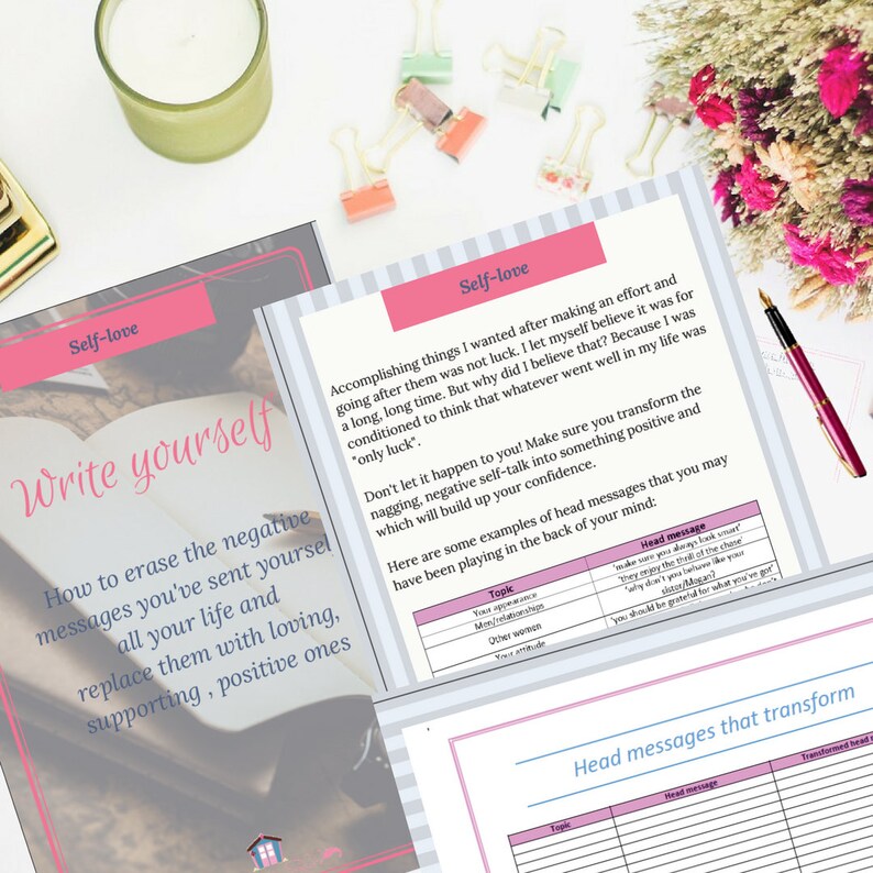Personal Growth Planner (PDF Printable) - Journaling, Self Confidence ...