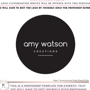 Round Logo. Stamp Logo. Circle Logo. Badge Logo. Modern Minimal Logo ...