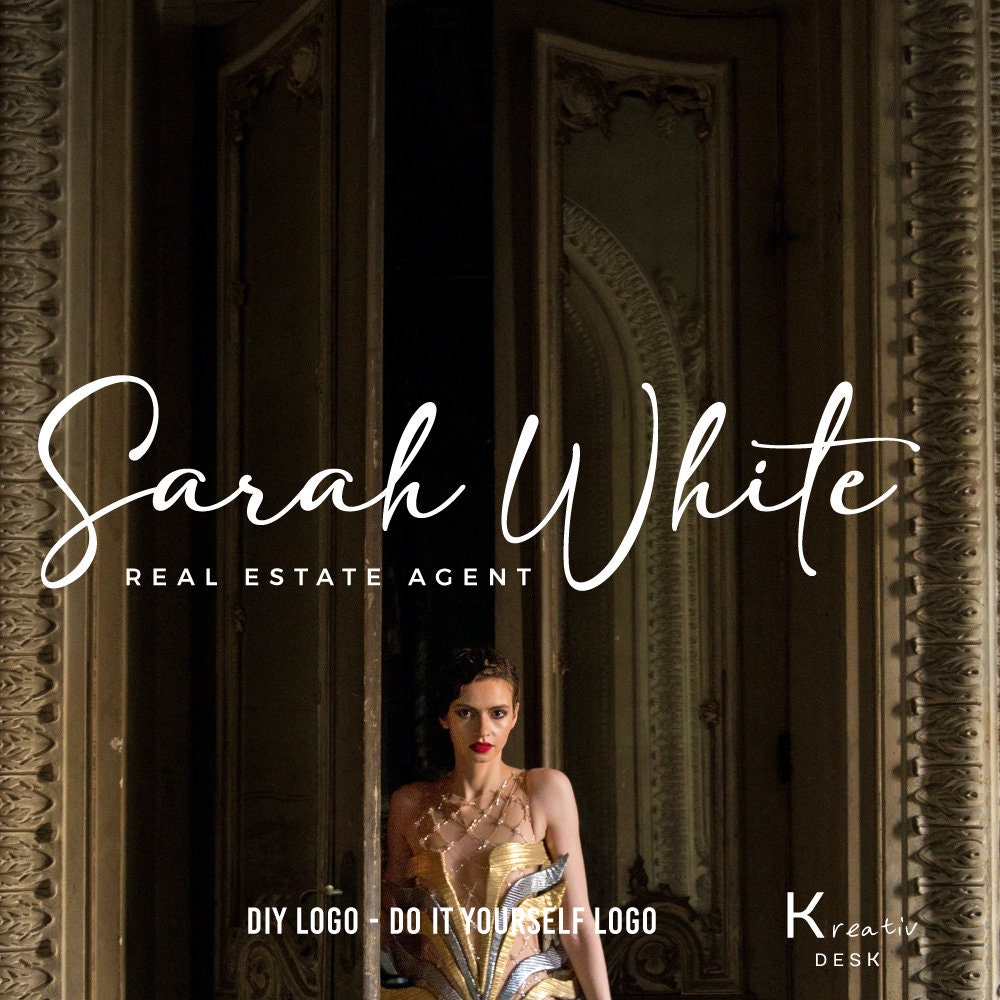 INSTANT DOWNLOAD Signature Calligraphy Watermark Logo Design | Etsy