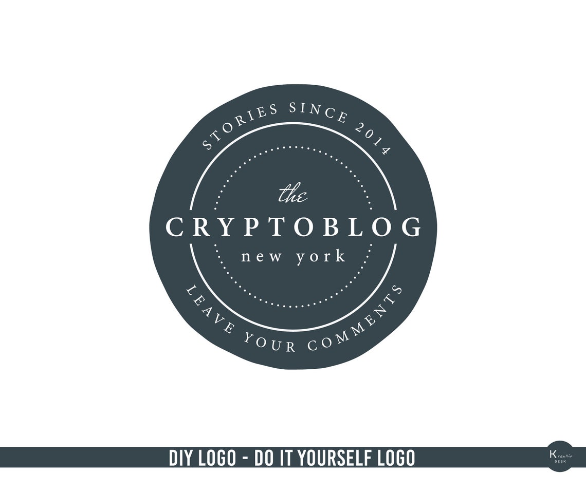 Badge Logo. Circle Logo. Vintage Shop Logo. Etsy Shop Logo. | Etsy