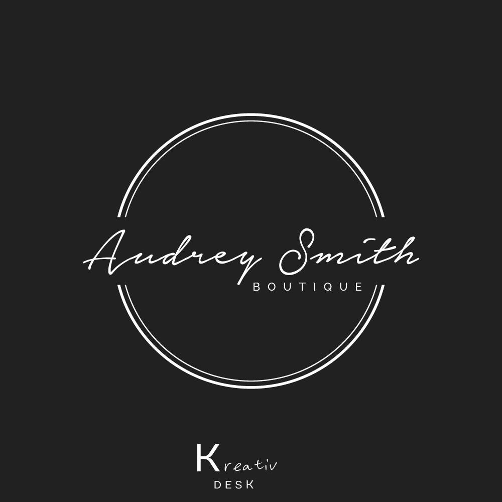 Stamp Round Logo. Badge Logo. Signature Watermark Logo. | Etsy