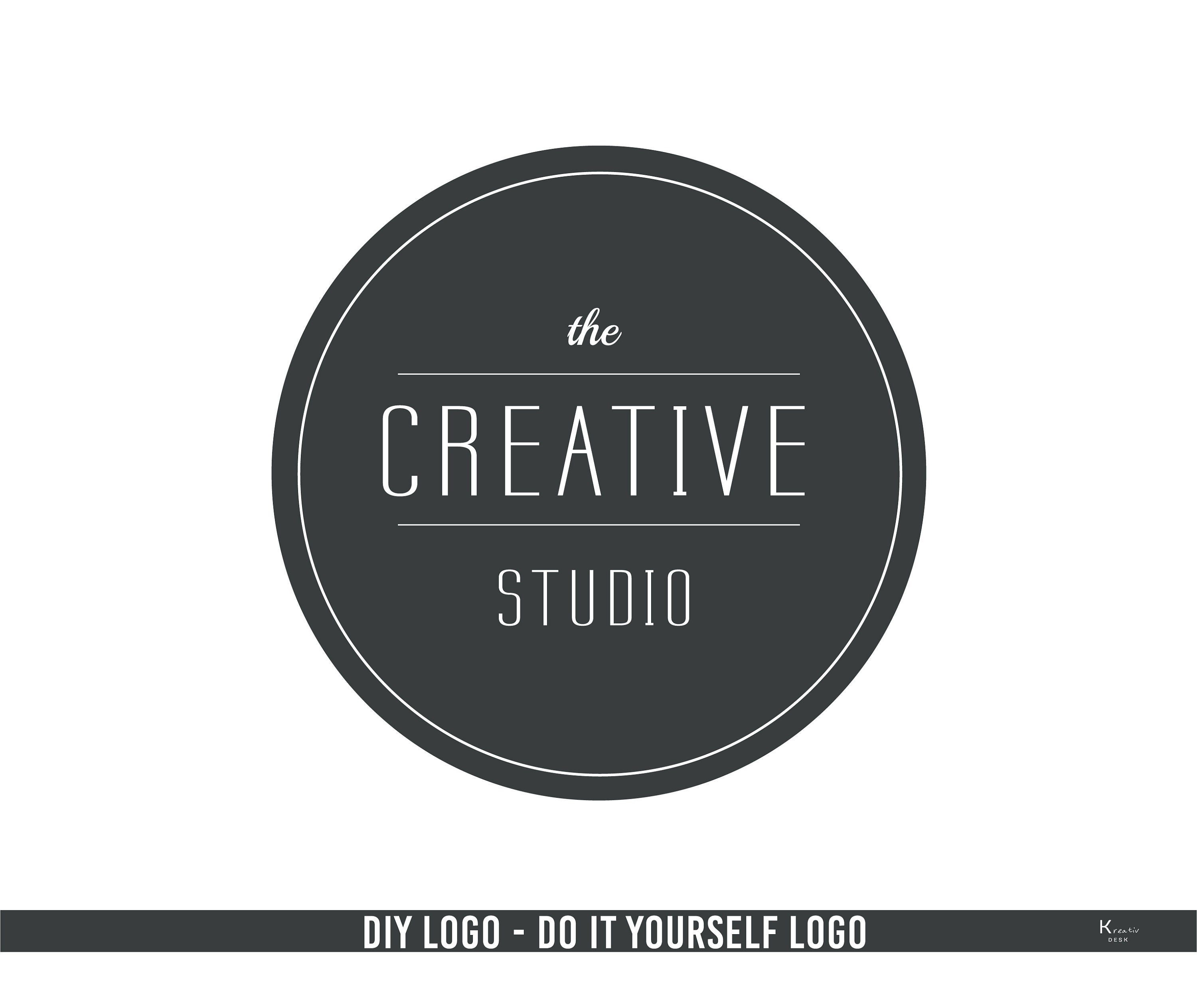 Instant Download Logo. Circle Logo Design. Premade Logo | Etsy