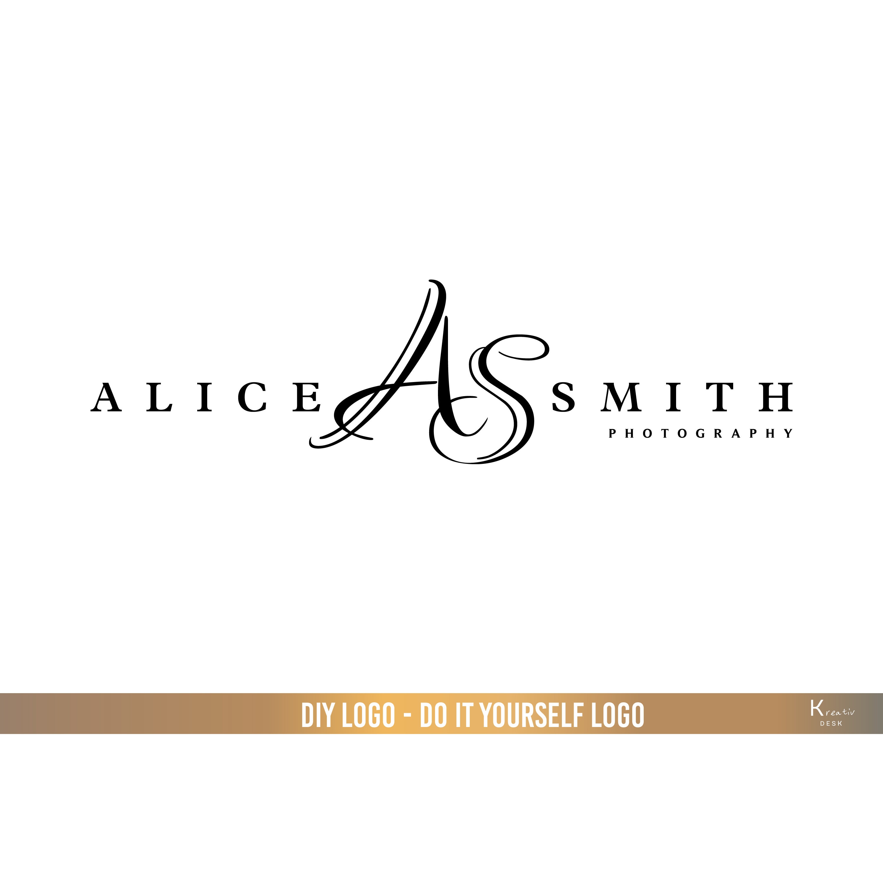 LOGO DIY Edit Yourself Logo Do It Yourself Instant Download | Etsy