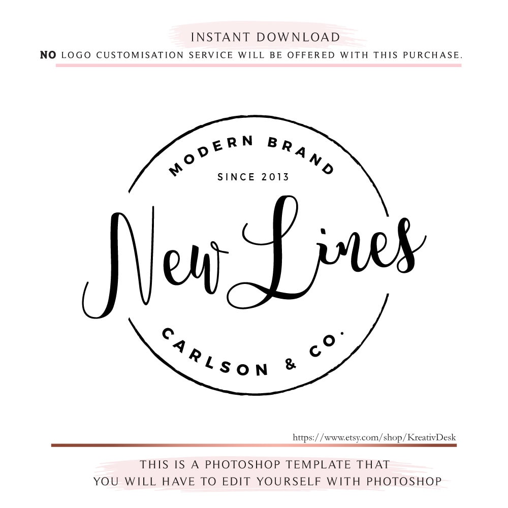 Circle Logo Design Photoshop