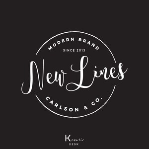 INSTANT DOWNLOAD Circle Minimal Minimalist Logo Design Round Circular ...