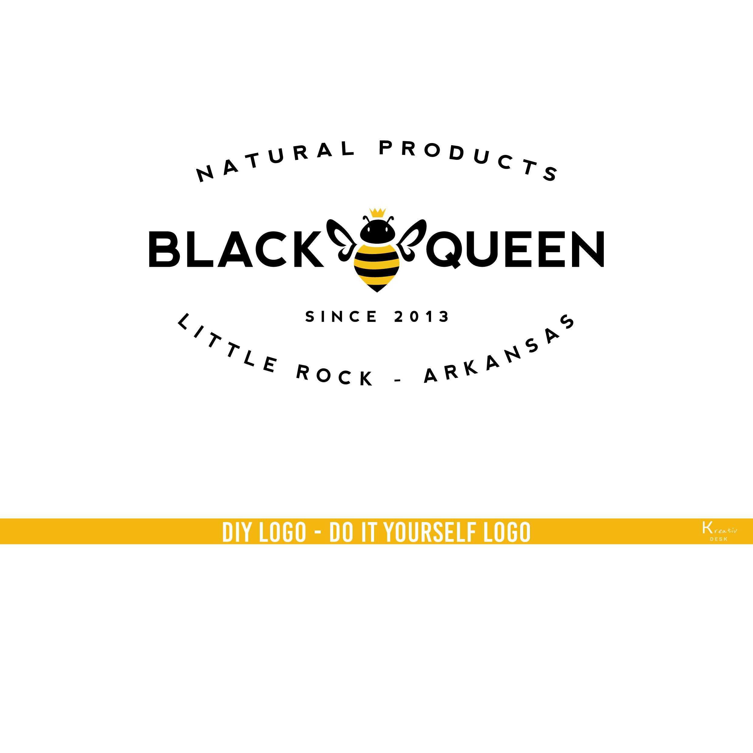 Bee Logo Design. Bee Business Logo. Handmade Bee Logo. Natural | Etsy