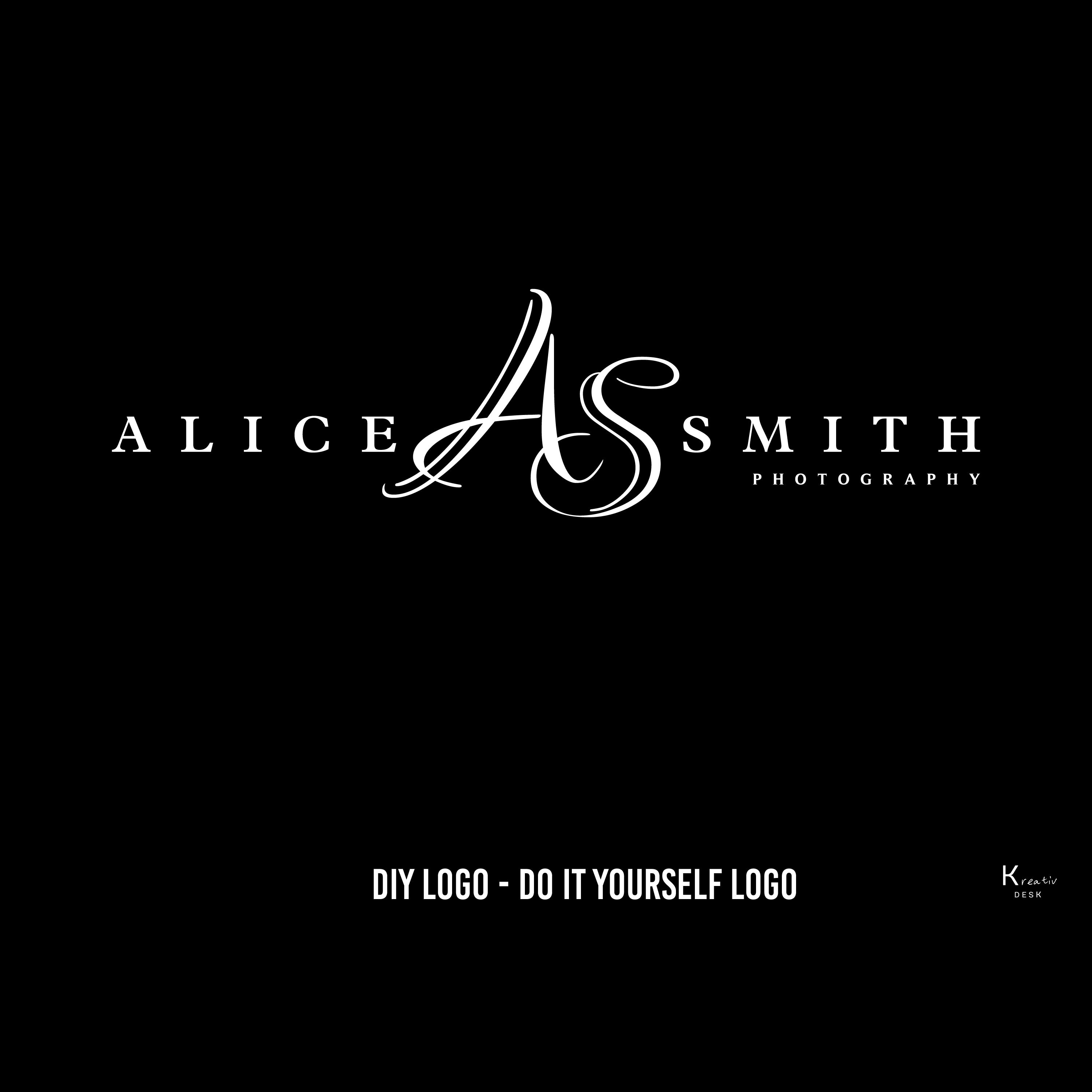 LOGO DIY Edit Yourself Logo Do It Yourself Instant Download | Etsy