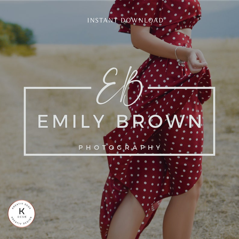 Logo Rectangle Logo Modern Logo Minimal Logo Signature - Etsy