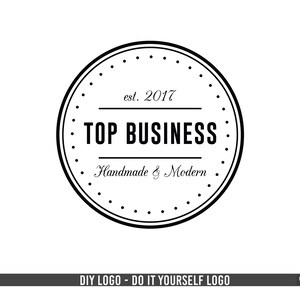 Stamp Logo. Round Logo. Business Circle Logo. Photography Logo ...