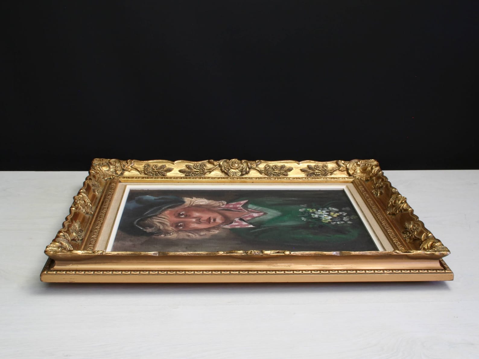 European-baroque Frame-portrait Painting-antique | Etsy