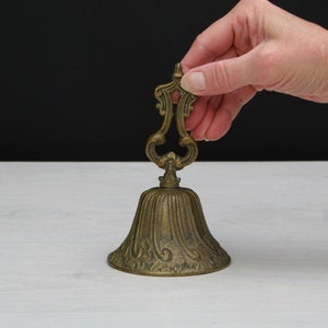 French Antique hand Bell 19th Century Dinner Bell - Etsy