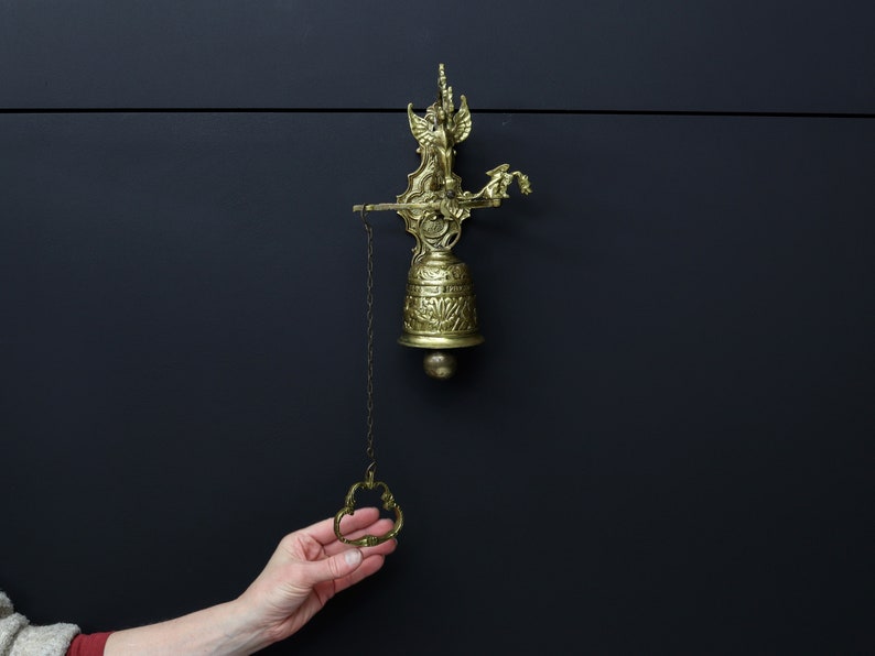 Wall Mounted Bell Modern Farmhouse Decor Dinner Bell - Etsy