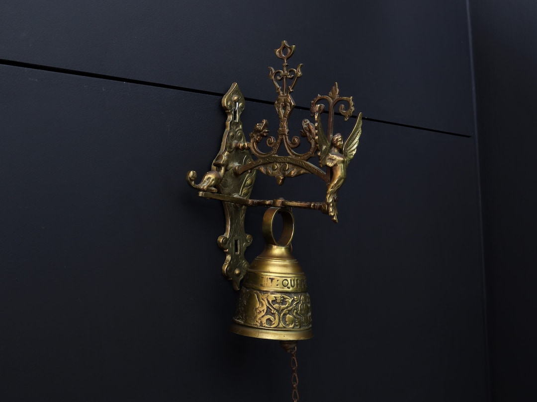 French Antique Wall Mounted Hanging Bell Modern Farmhouse-country Home ...