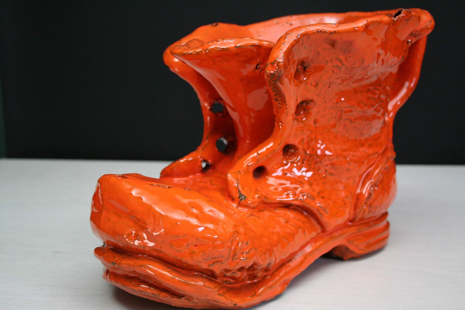 Shoe Sculpture Art Concrete Statue Vintage Decorative Art - Etsy