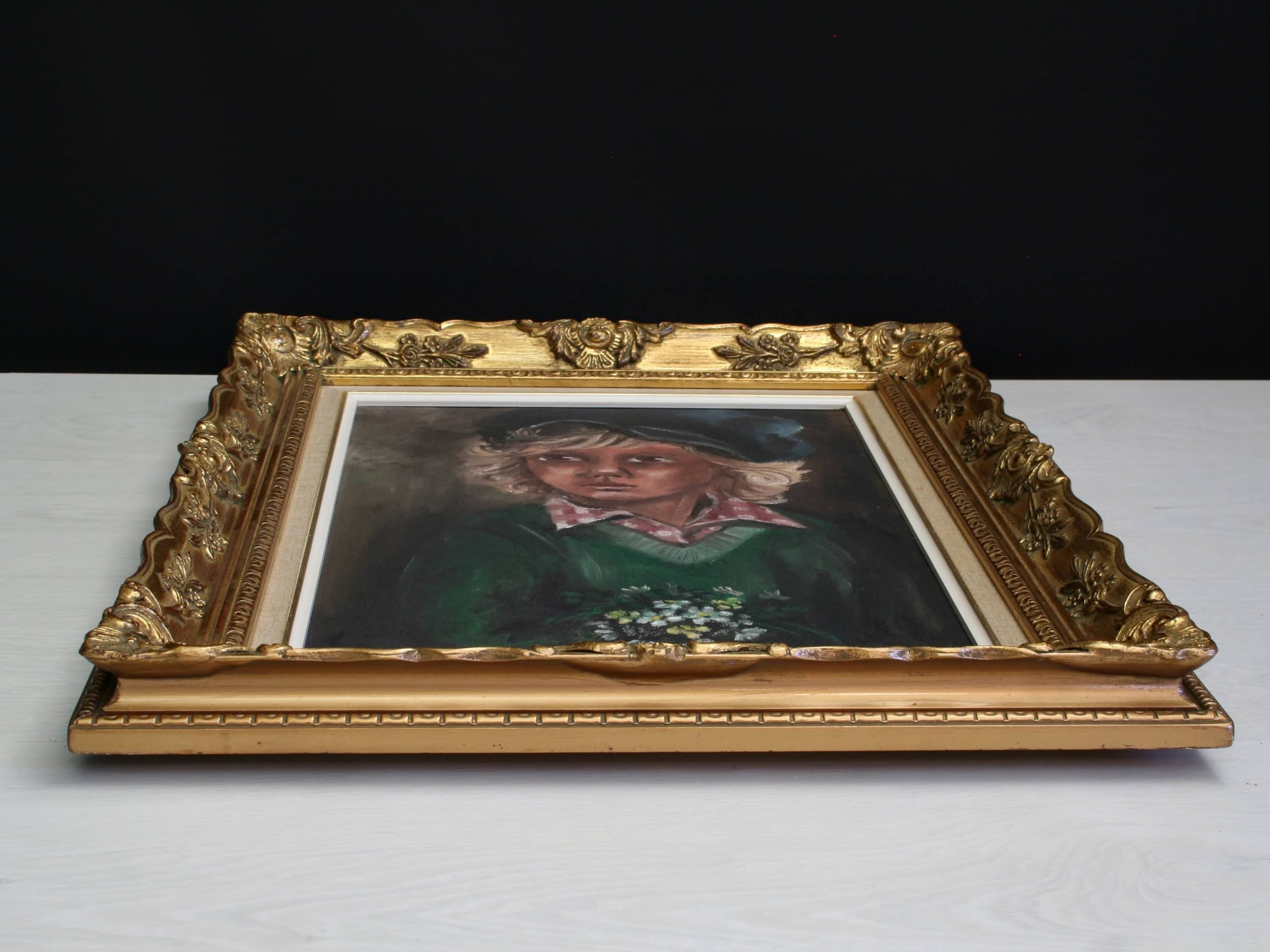 European-baroque Frame-portrait Painting-antique | Etsy