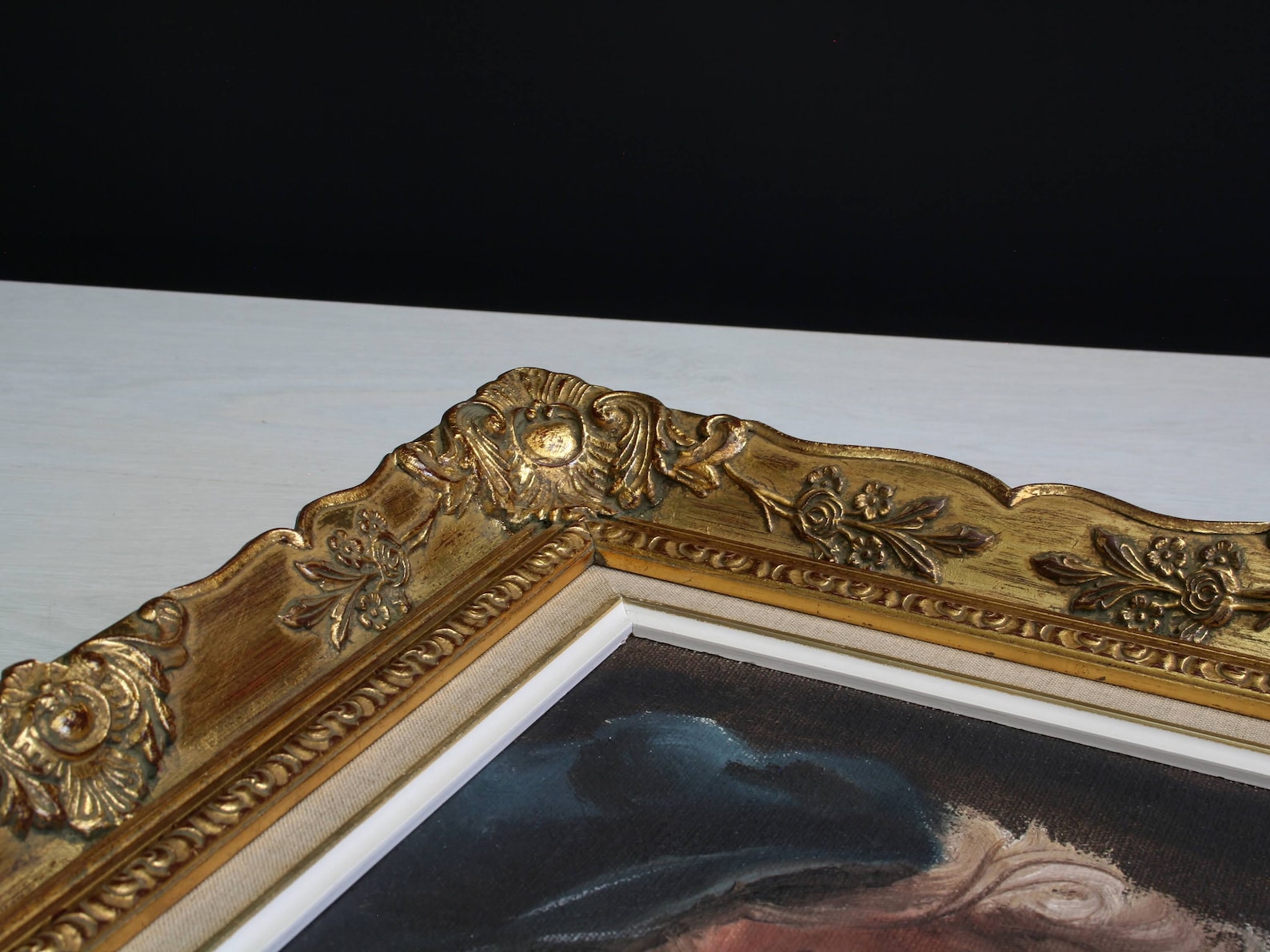 European-baroque Frame-portrait Painting-antique | Etsy