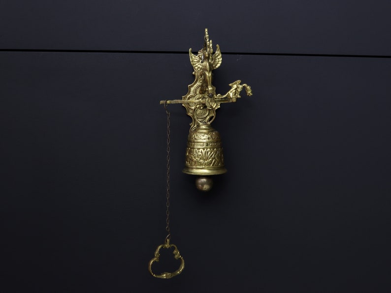 Wall Mounted Bell Modern Farmhouse Decor Dinner Bell - Etsy