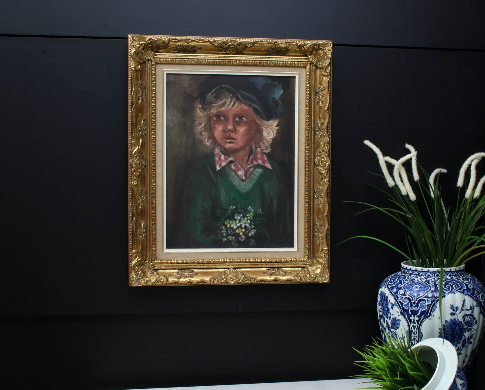 European-baroque Frame-portrait Painting-antique | Etsy