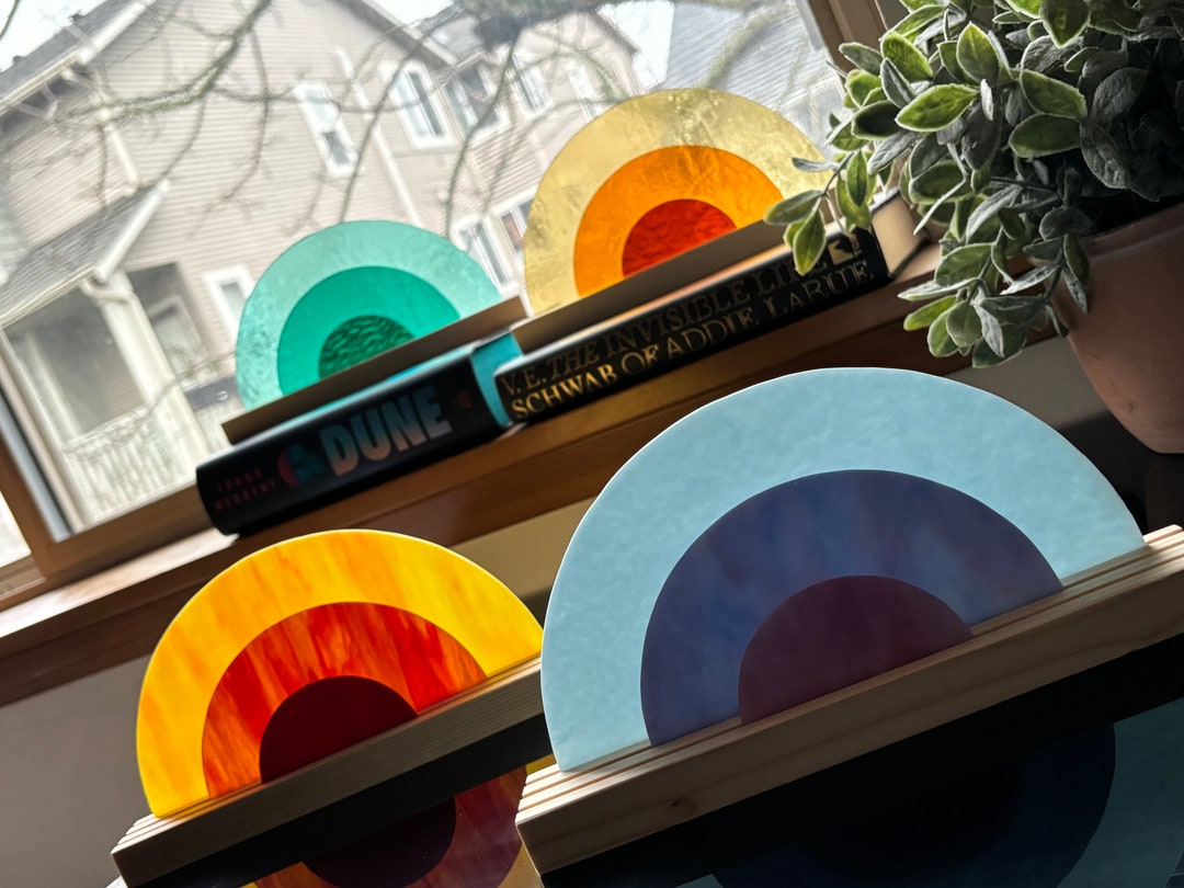 3D Stained Glass Rainbow, Solder Free, Sunray, Sunset, Ombré ...