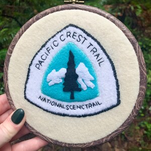 Pacific Crest Trail (PCT) Logo Embroidery - Etsy