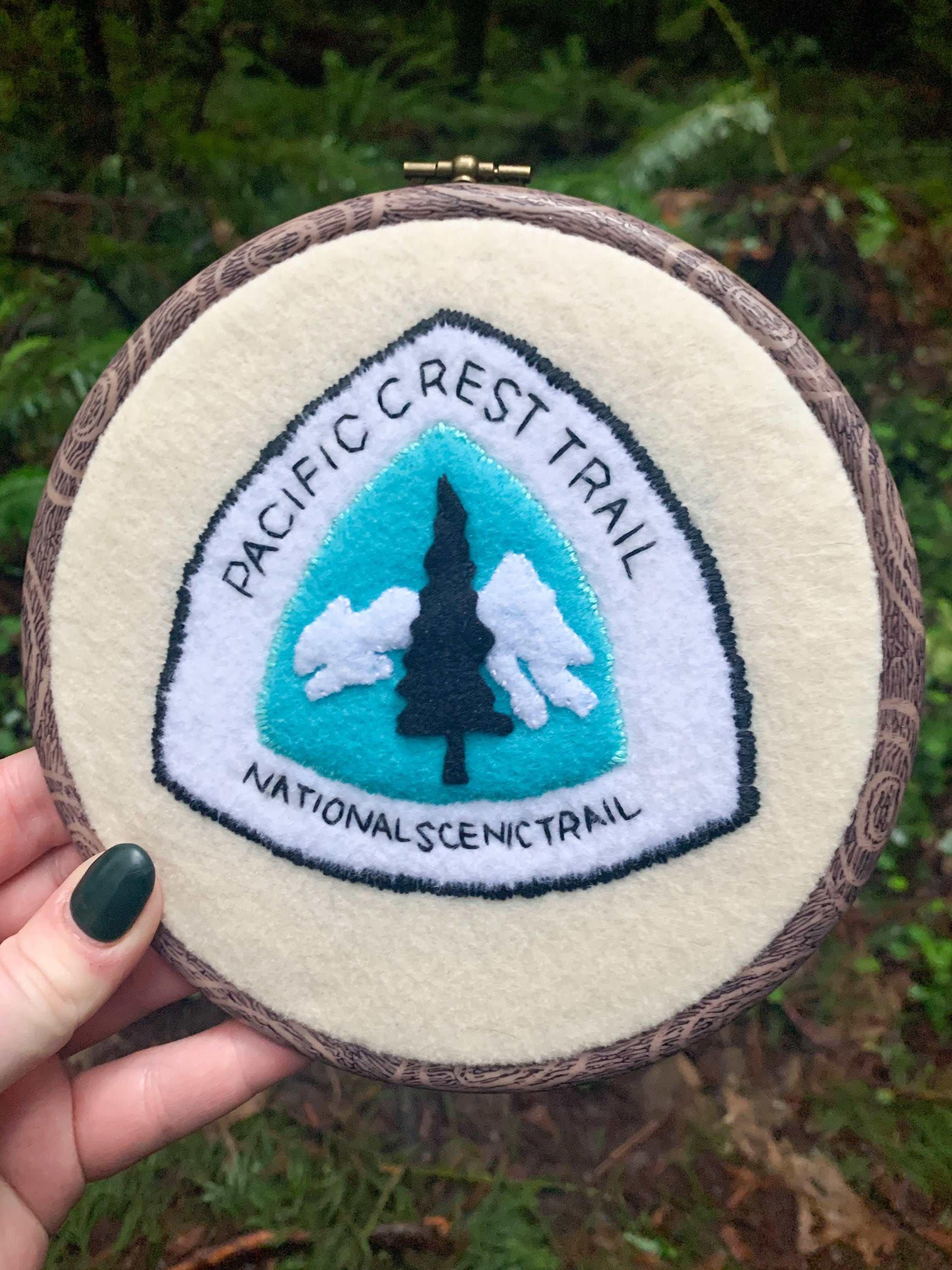 Pacific Crest Trail (PCT) Logo Embroidery - Etsy