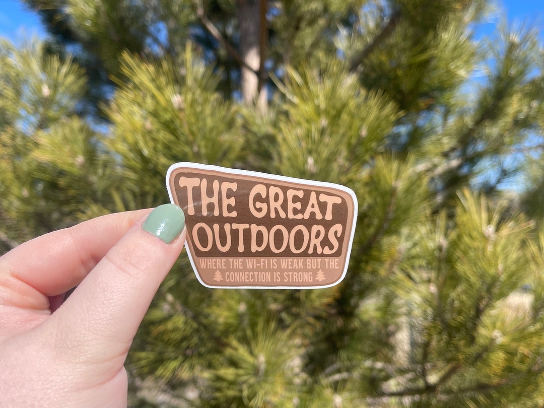 The Great Outdoors Sticker for Water Bottle, Car, Laptop - Etsy