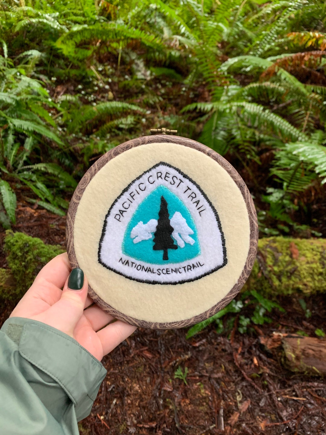 Pacific Crest Trail (PCT) Logo Embroidery - Etsy