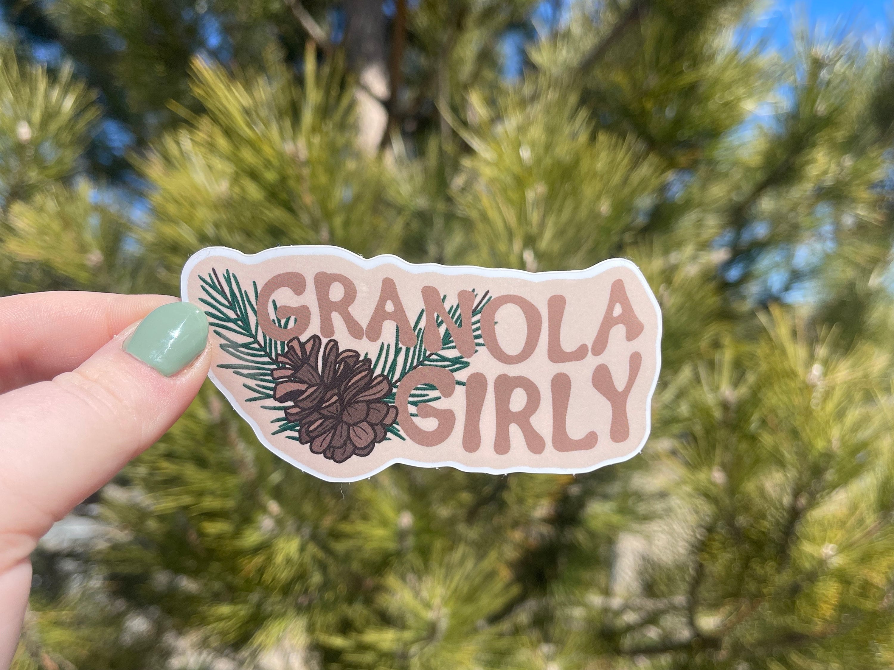 Granola Girl Vinyl Stickers for Cars, Water Bottles, Laptops - Etsy