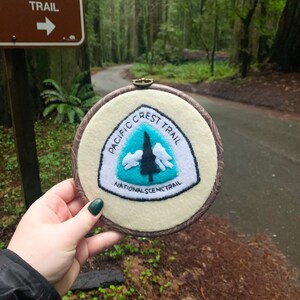 Pacific Crest Trail (PCT) Logo Embroidery - Etsy
