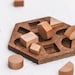 Wooden Shapes Puzzle Blocks Sorter Educational Learning - Etsy