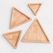 Wooden Tray Triangle Decor Wooden Pretty Decorative Trays - Etsy
