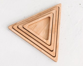 Wooden Triangle Set - Etsy