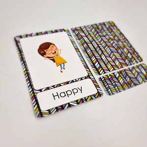 Emotions and Feeling for Kids Montessori Learning Flashcards, Learn ...