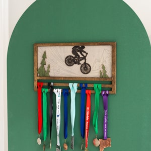 Cycling Medal Holder Medal Display for Cyclist Custom Medal Hanger Gift ...