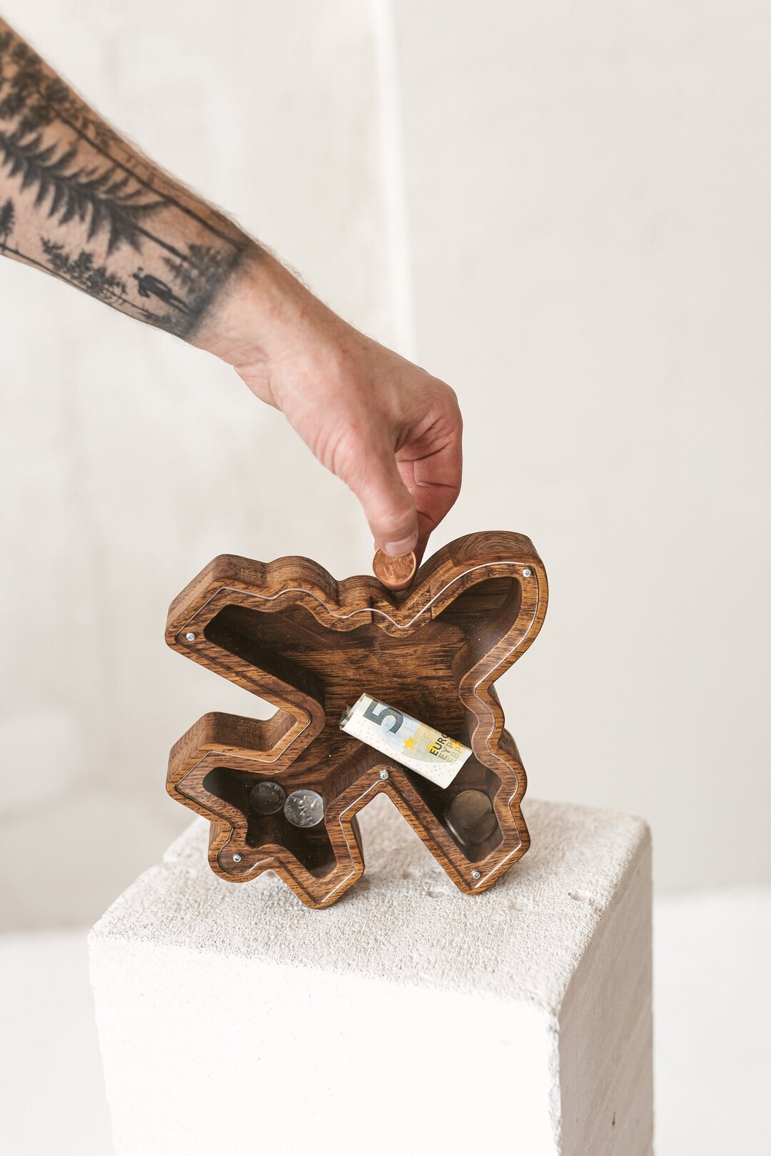 Airplane Piggy Bank, Personalized Text on Wooden Piggy Bank, Custom ...