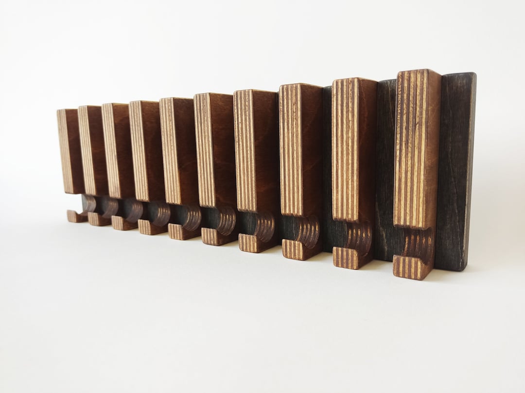 Modern Wooden Key Rack Organizer, Key Holder for Wall, Key Rack Wall ...