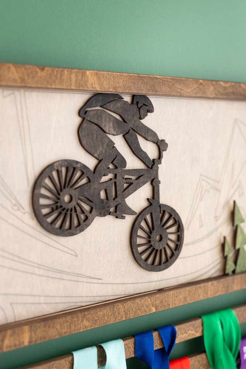 Cycling Medal Holder Medal Display for Cyclist Custom Medal Hanger Gift ...