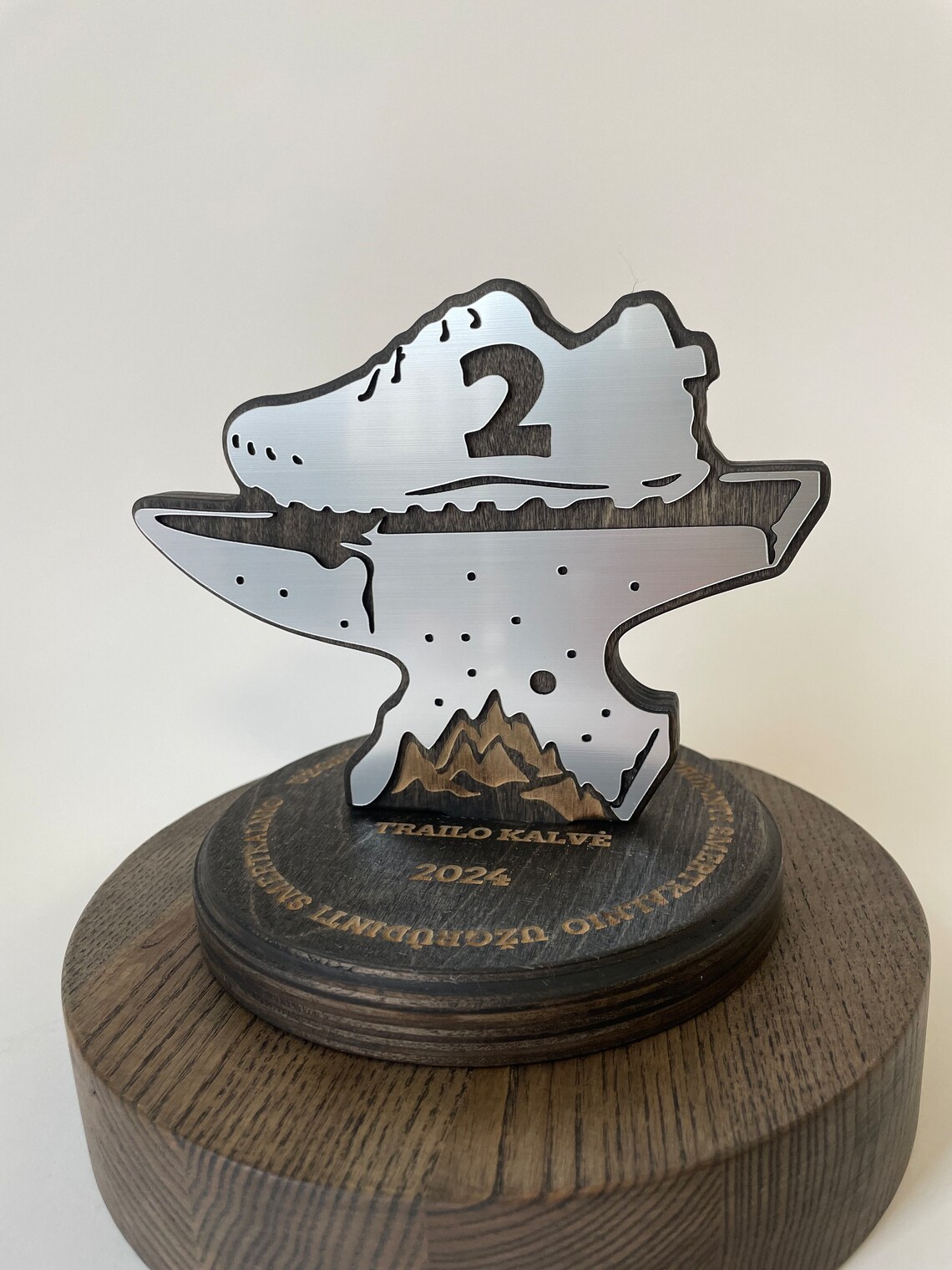 Wooden Sneaker Trophy, Golden Shoe Award, Engraved Custom Wooden Trophy ...