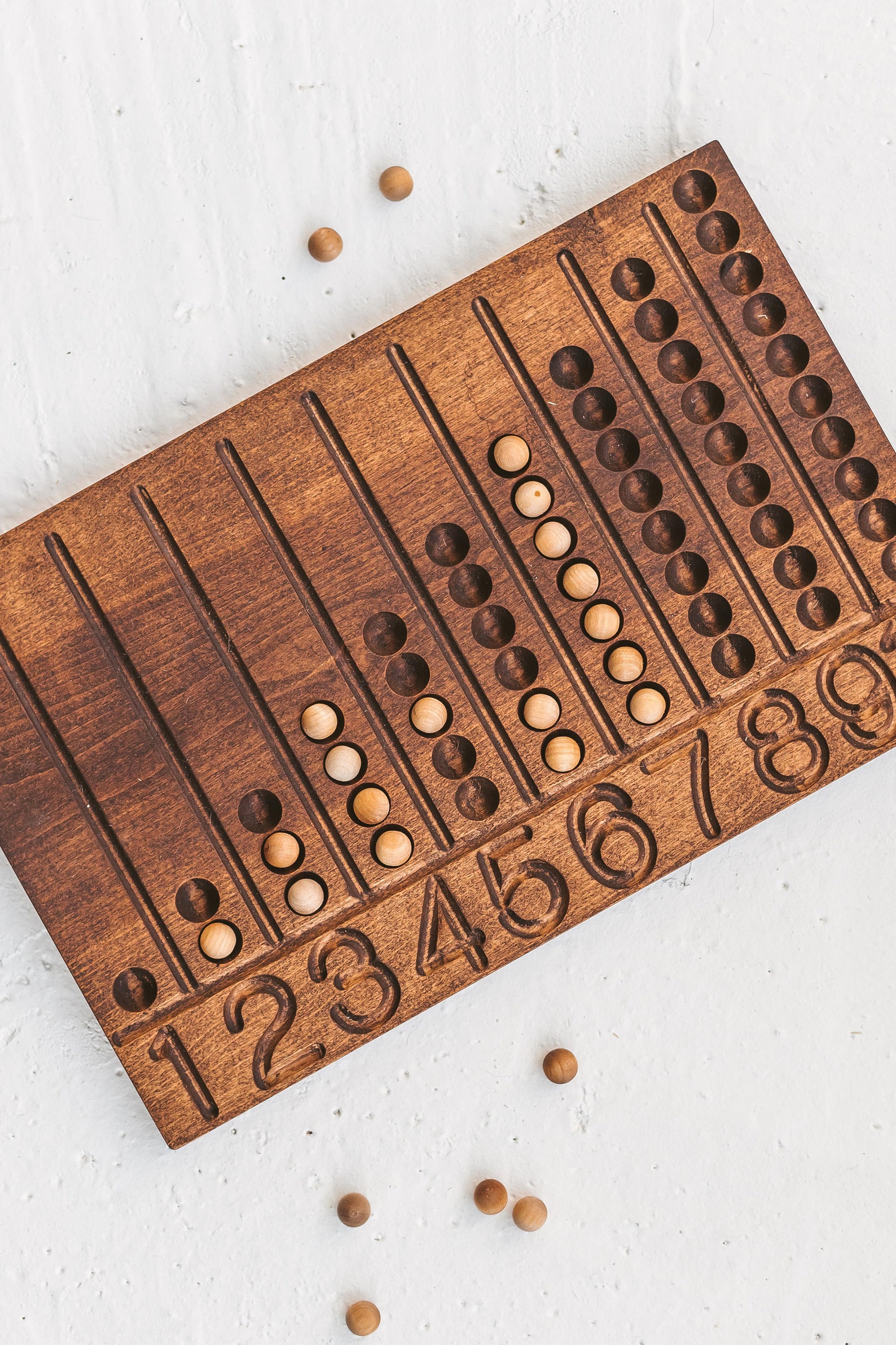 Montessori Math Manipulative Wooden Numbers and Counting - Etsy