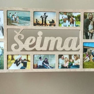 Custom Text Picture Frame - Picture Frame Collage - Collage Picture ...