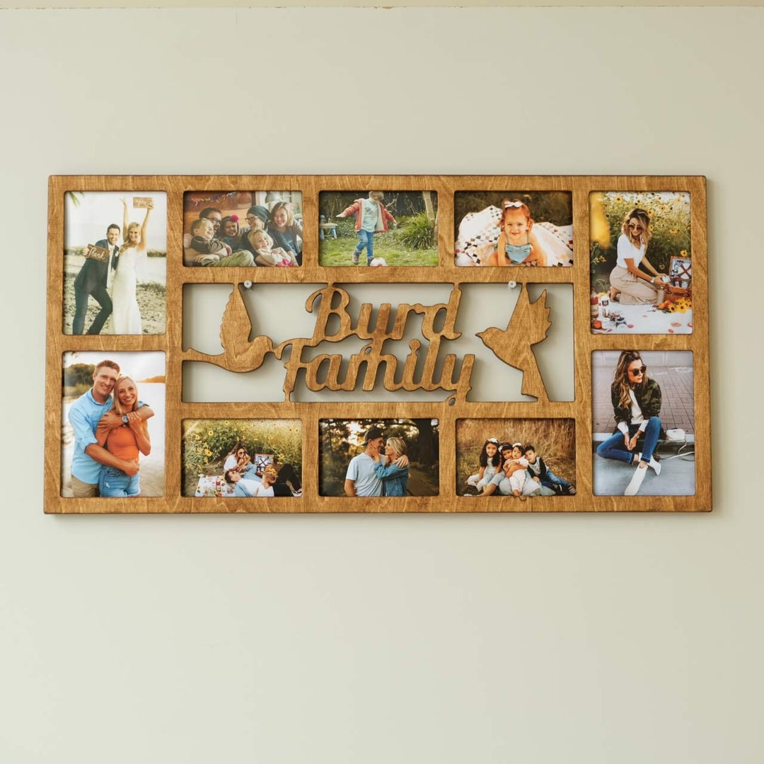 Personalized Picture Frame, Custom Picture Frames 5x7 4x6, Family Wall ...
