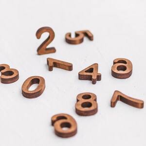 Wooden Numbers Learning Toys - Preschool Gifts for Kids - Montessori ...