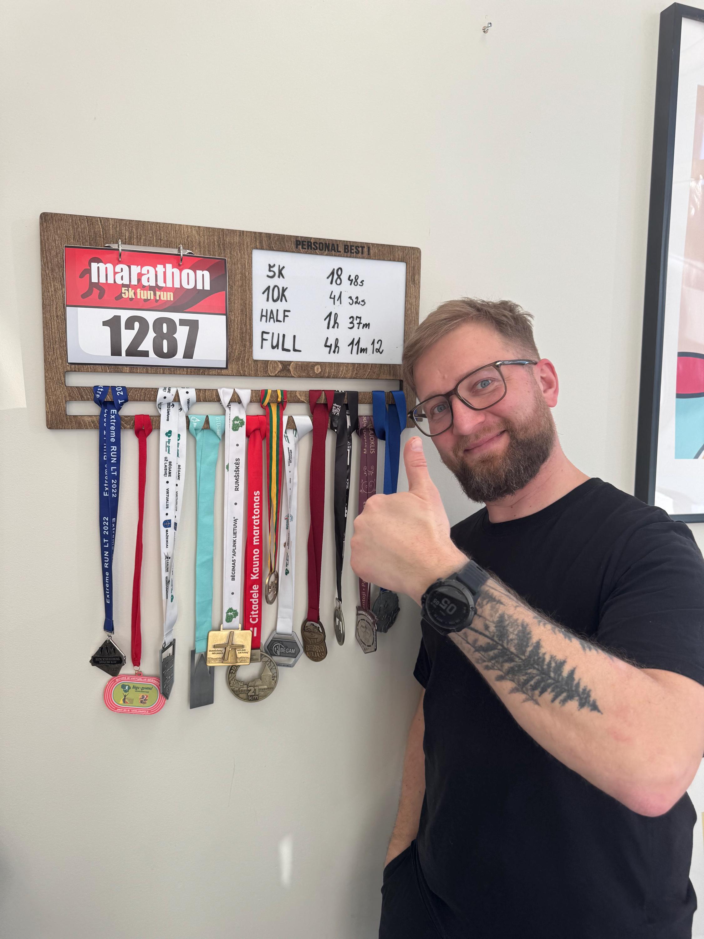 Medal Holder for Runner, Medal Hanger, Runner Gift, Medal Display ...