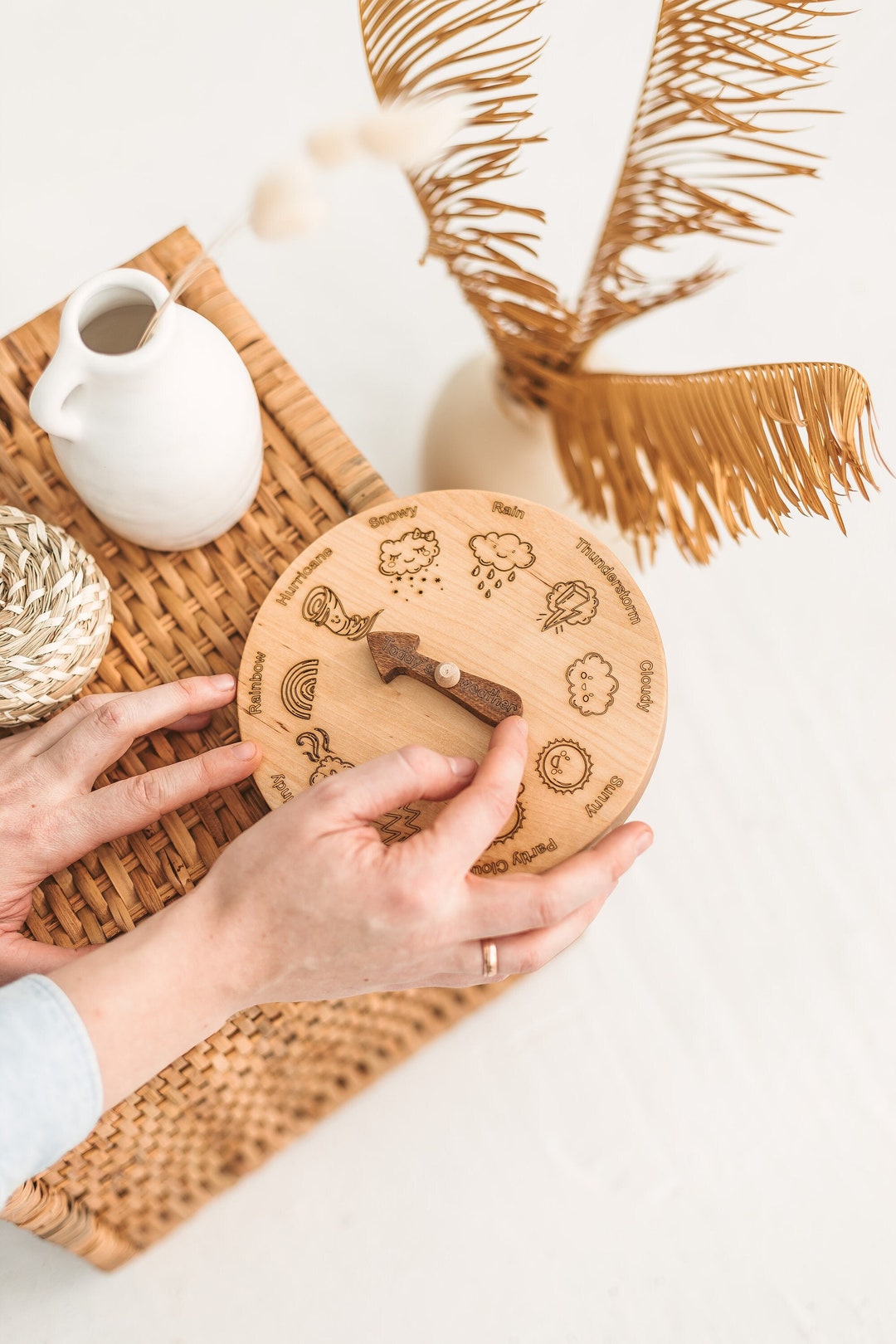 Weather Wheel Toy - Preschool Teaching - Weather Station for Kids ...